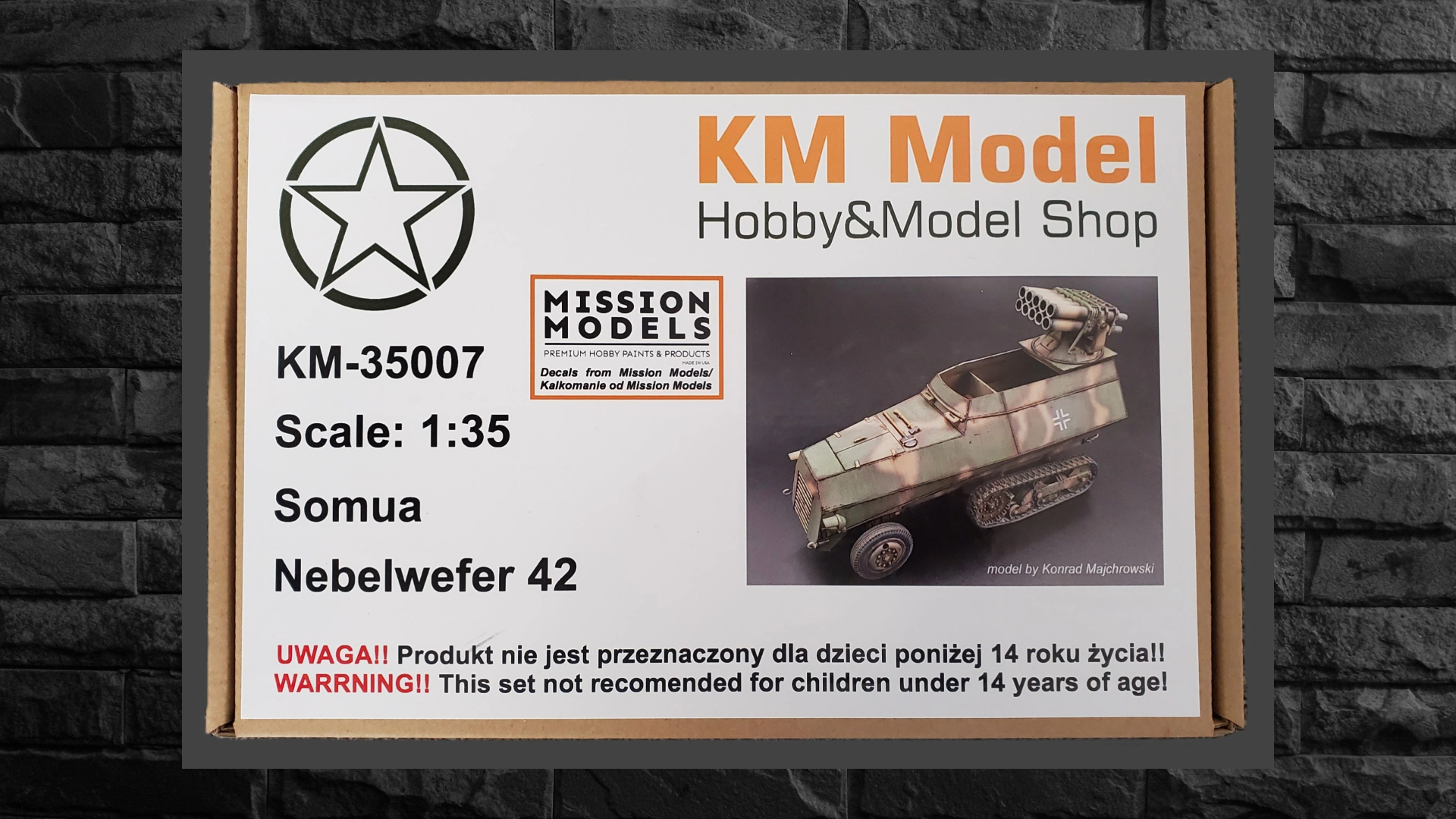 KM Model - KM-35007 - 1/35 3D Printed Resin Kit - Somua Nebelwerfer 42 ...
